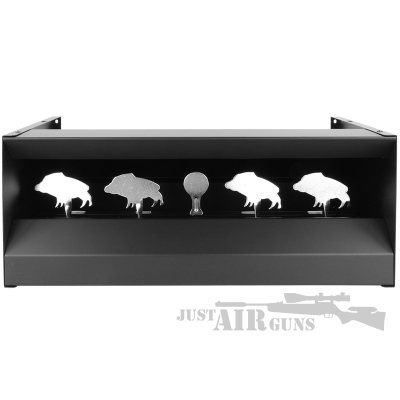 Self Resetting Magnetic Knock Down Bison Target