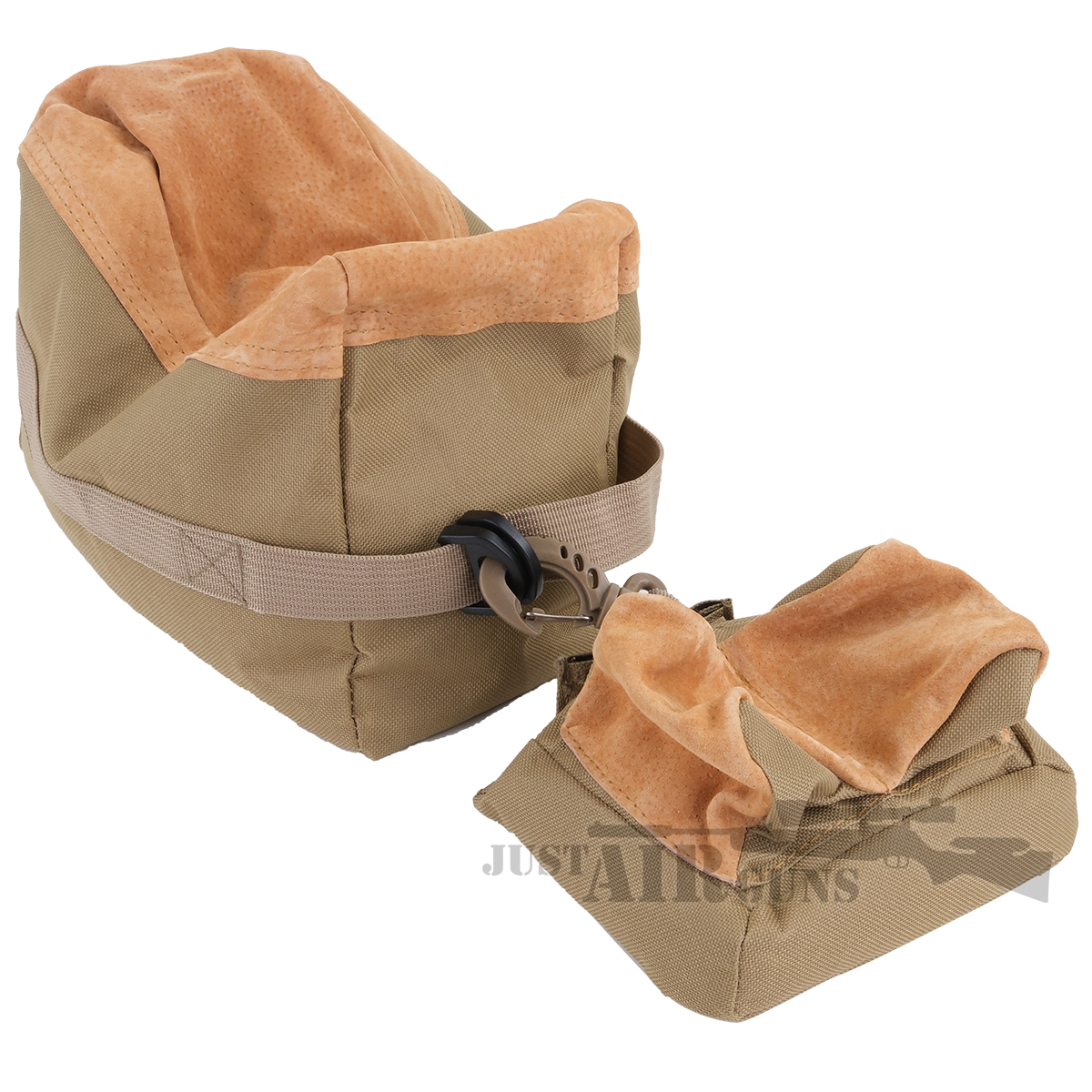 Airgun Front and Rear Bench Bag Rest Set Brown OD TQ60 - Just Air Guns