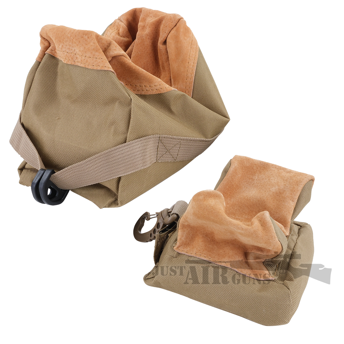 Airgun Front and Rear Bench Bag Rest Set Brown OD TQ60 - Just Air Guns