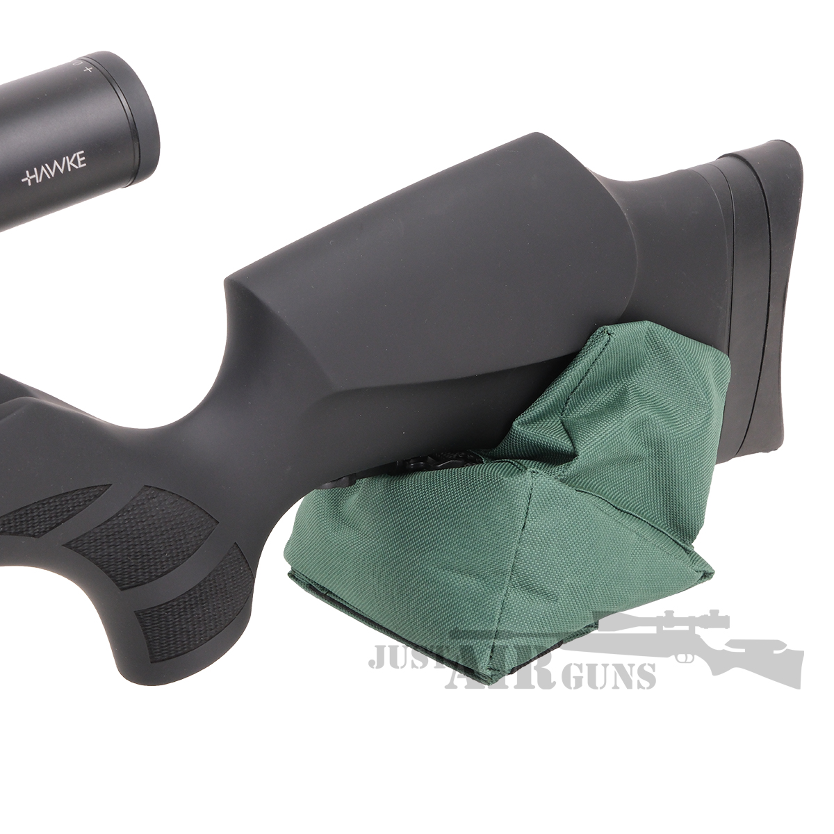 Airgun Front and Rear Bench Bag Rest Set Green Black TQ55 - Just Air Guns