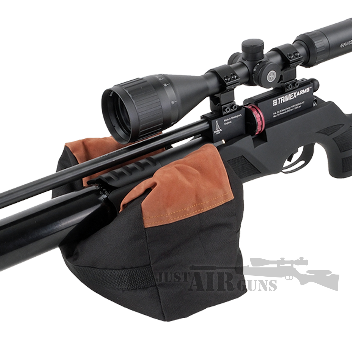 Airgun Front and Rear Bench Bag Rest Set Black Brown TQ56 - Just Air Guns