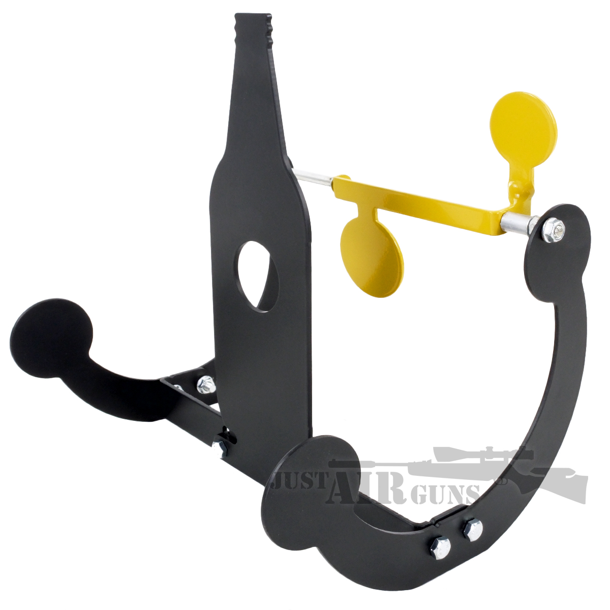 Knockdown Rocking Bottle Metal Target for Airguns - Just Air Guns