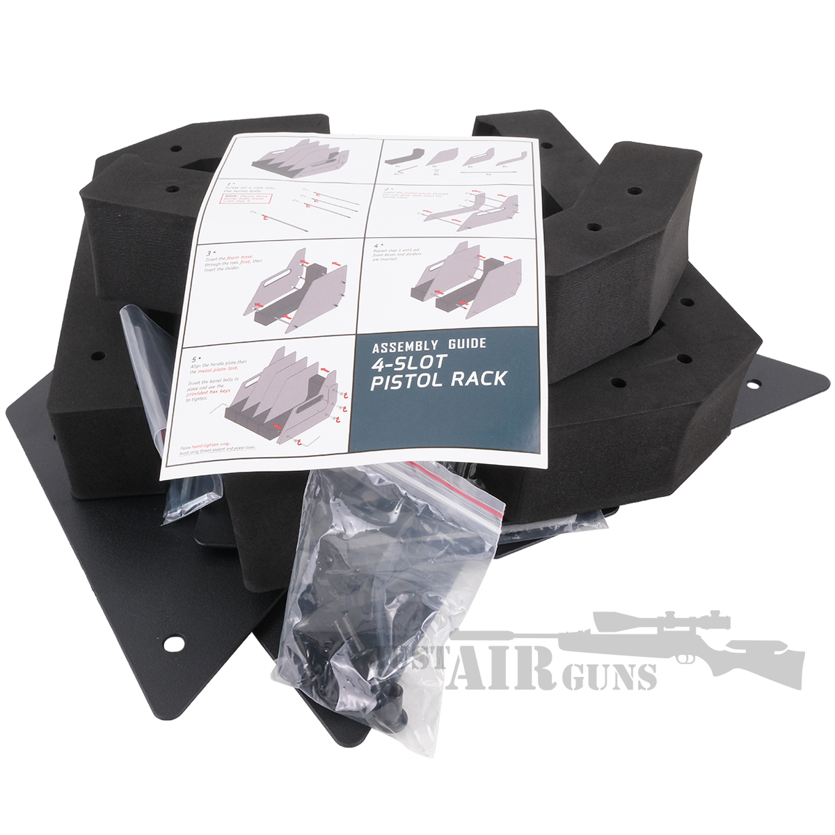Pistol Rack 4 Slots - Just Air Guns