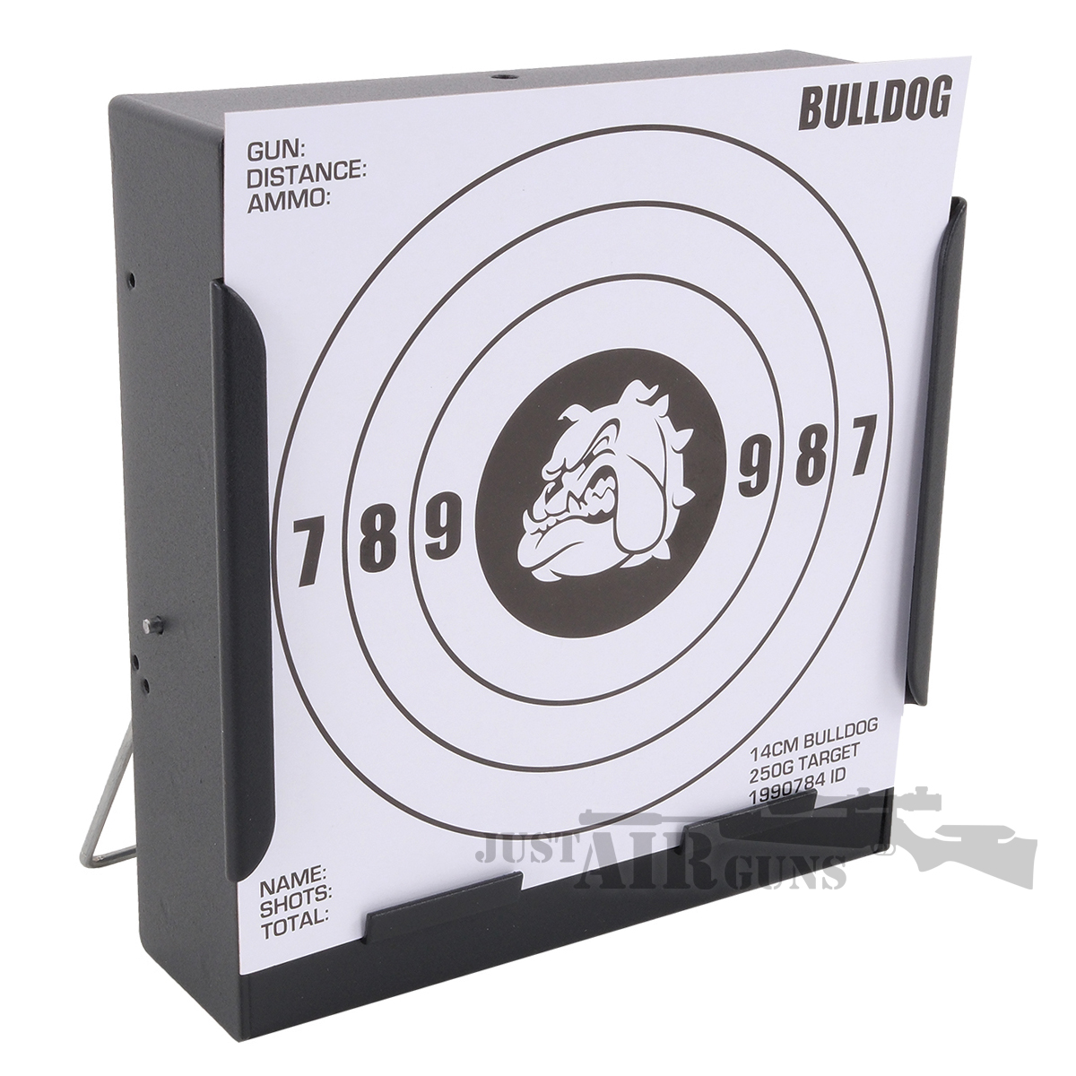 100 Card Targets 14cm Square White Bulldog 1990784 ID - Just Air Guns