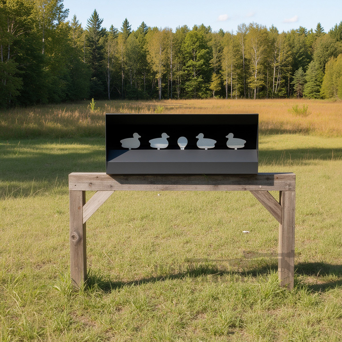 Self Resetting Magnetic Knock Down Duck Target