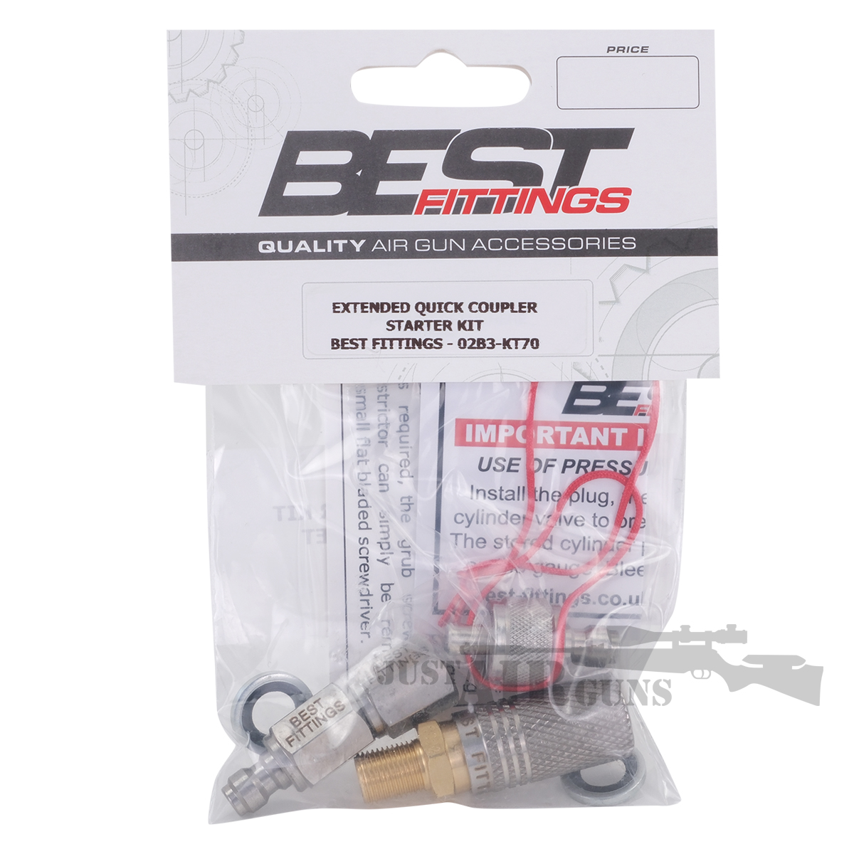 Best Fittings Extended Quick Coupler Starter Kit 02B3-KT70