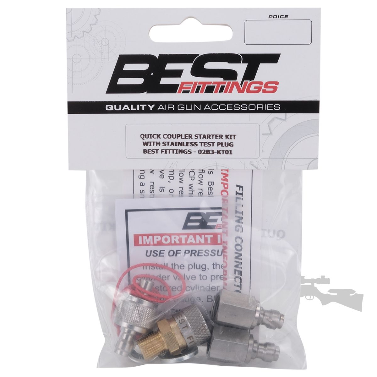 Best Fittings Quick Coupler Starter Kit 02B3-KT01 - Just Air Guns