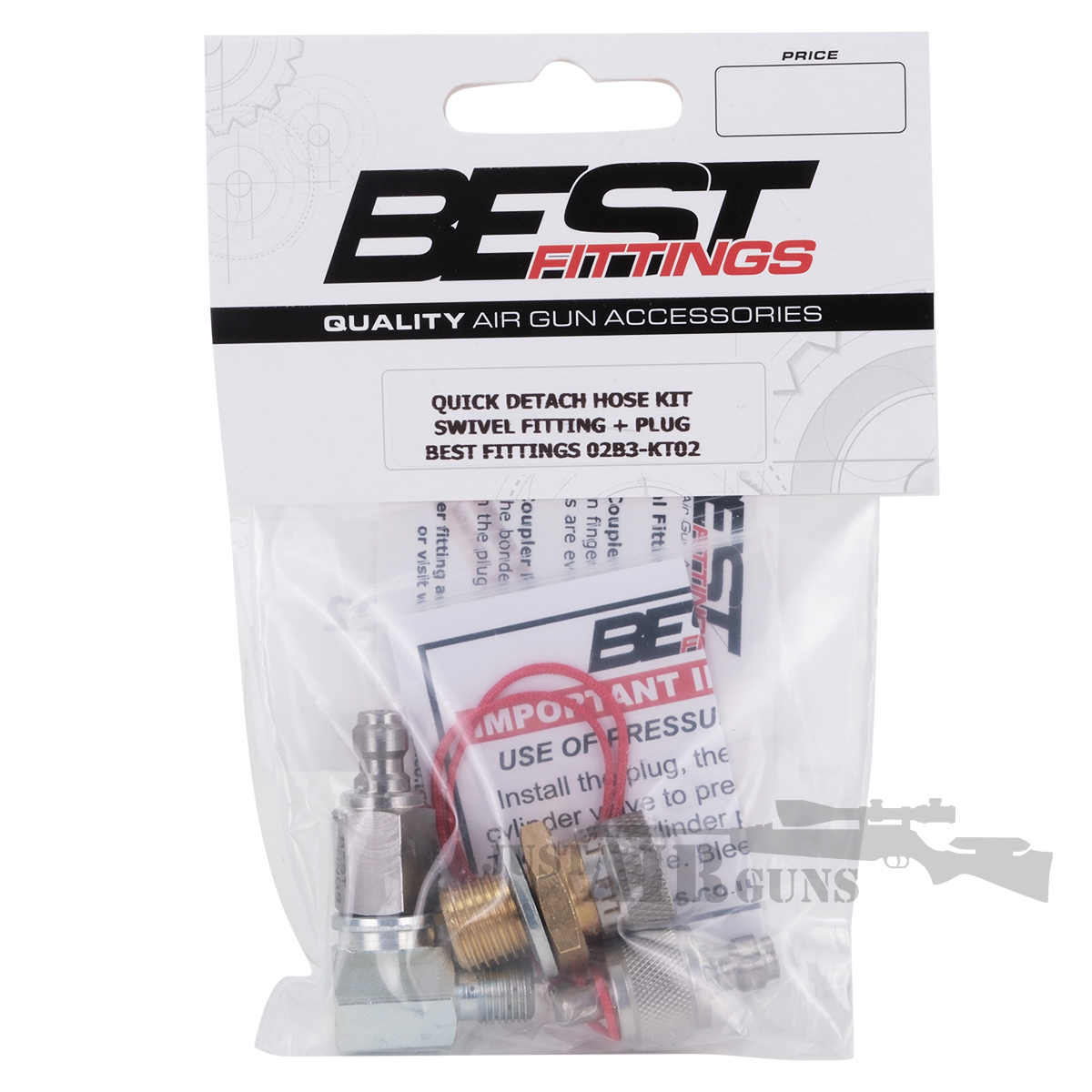 Best Fittings Swivelling Quick Detach Hose Kit 02B3-KT02
