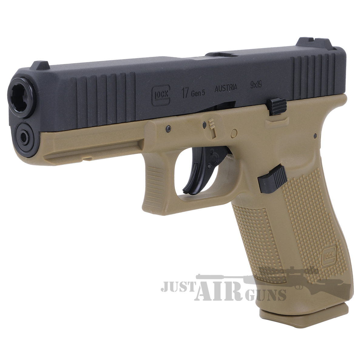 Glock 17 Gen5 BLK-COY CO2 Blowback Air Pistol - Just Air Guns