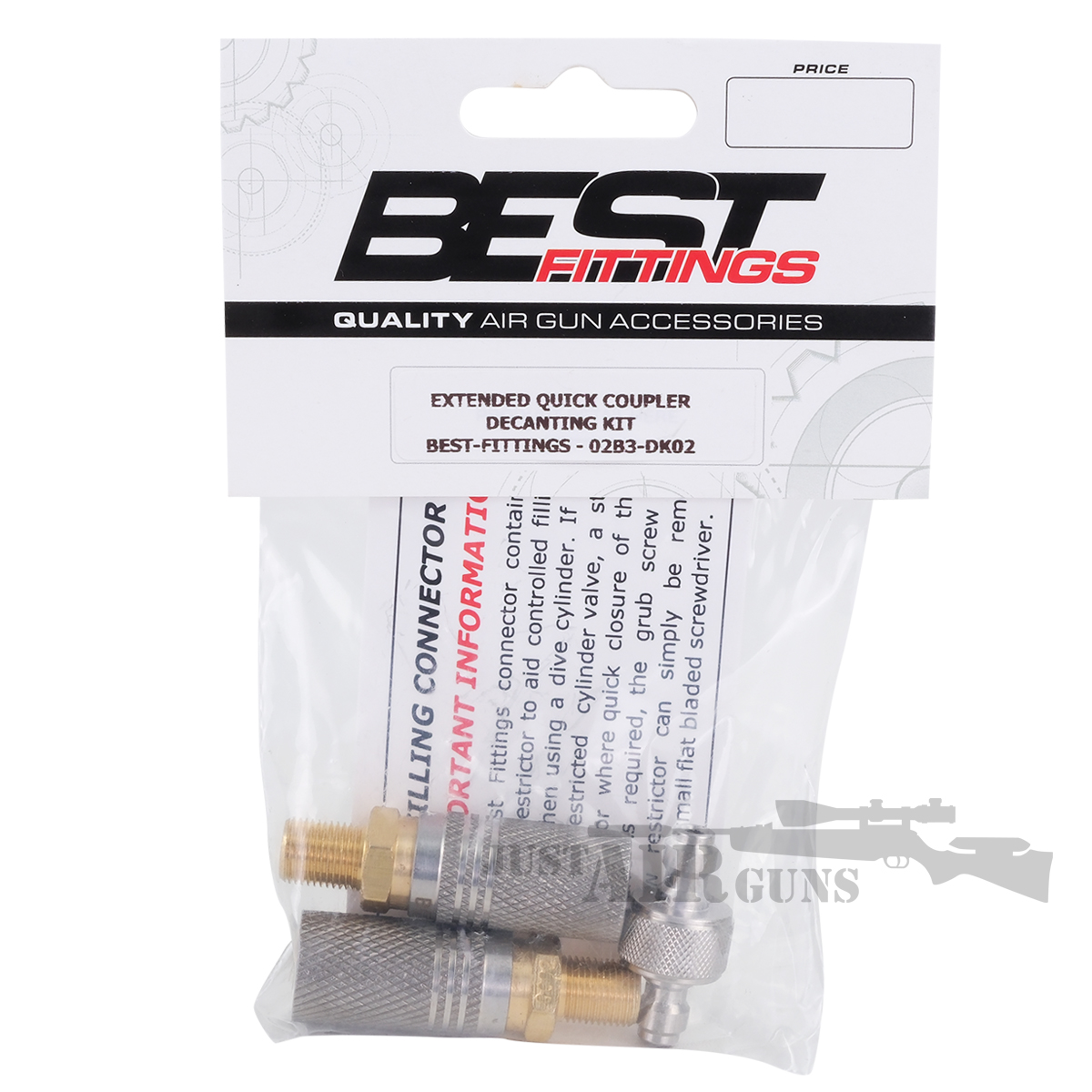 Best Fittings Quick Coupler Decanting Kits 02B3-DK02