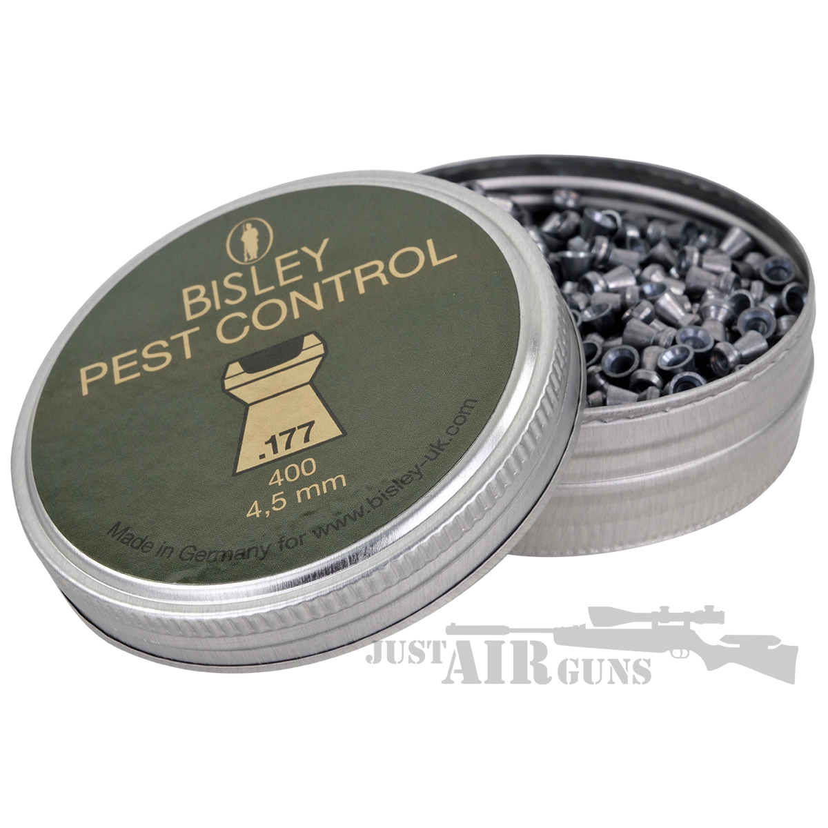 400 Bisley Pest Control Pellets for Air Guns 177 - Just Air Guns