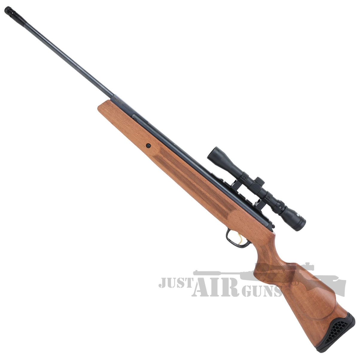 Hatsan Mod 135 SP Air Rifle Walnut Stock with Scope .22 - Just Air Guns