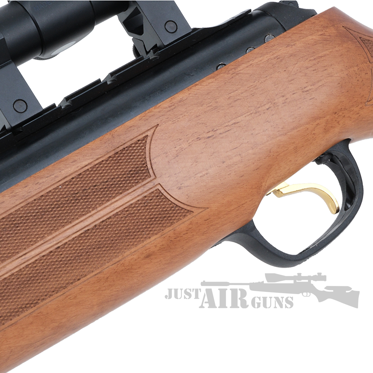 Hatsan Mod 135 SP Air Rifle Walnut Stock with Scope .22 - Just Air Guns