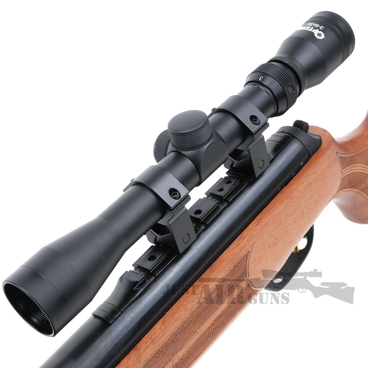 Hatsan Mod 135 SP Air Rifle Walnut Stock with Scope .22 - Just Air Guns