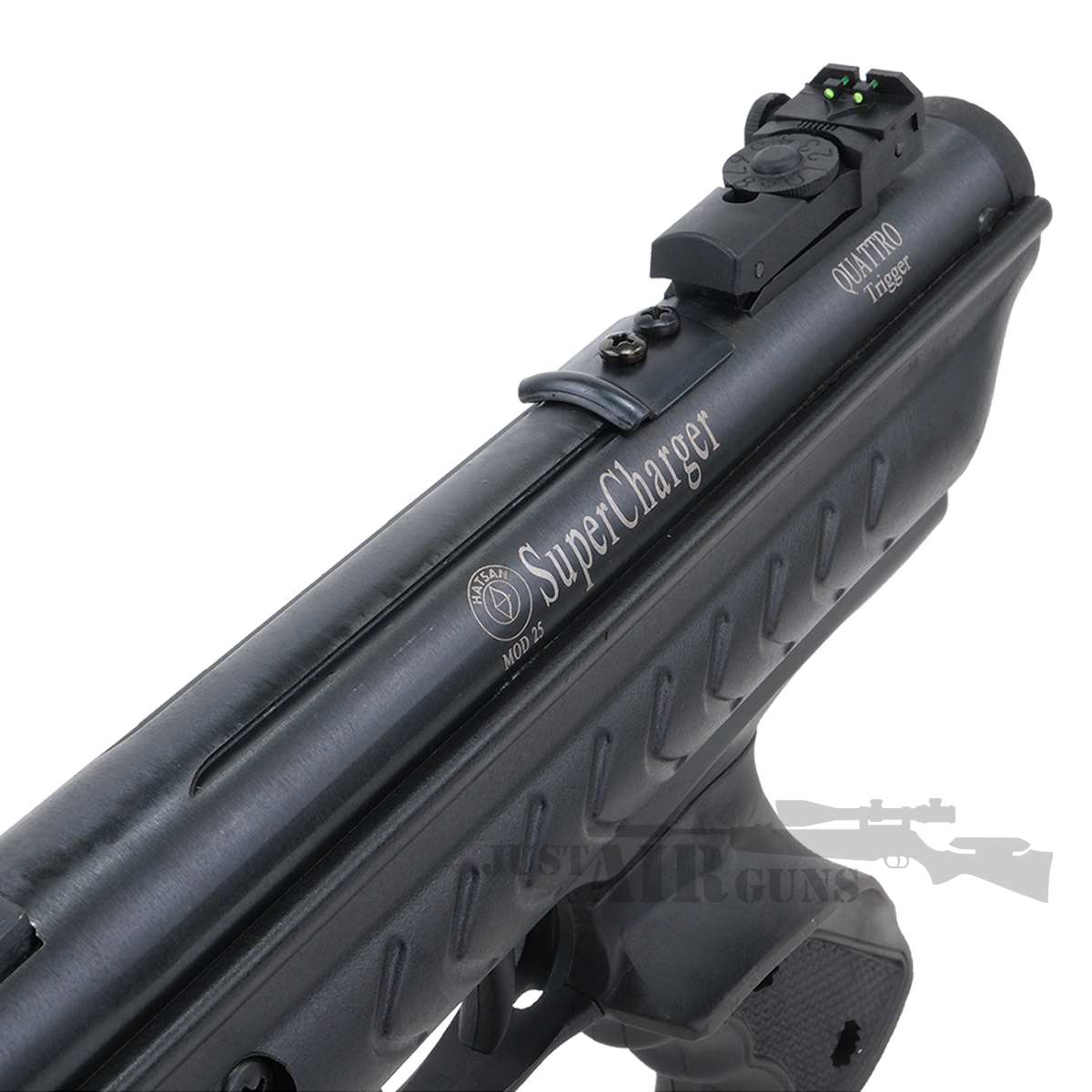 Hatsan Mod 25 Super Charger Air Pistol Black .177 - Just Air Guns
