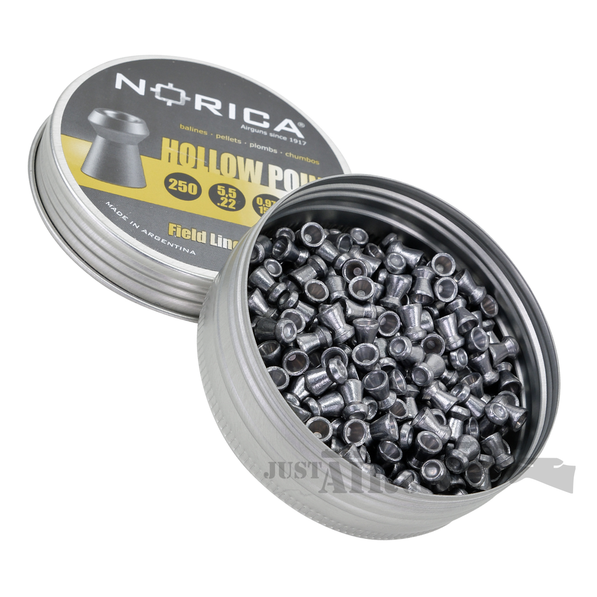 Field Line Hollow Point Airgun Pellets Norica 250 .22 - Just Air Guns