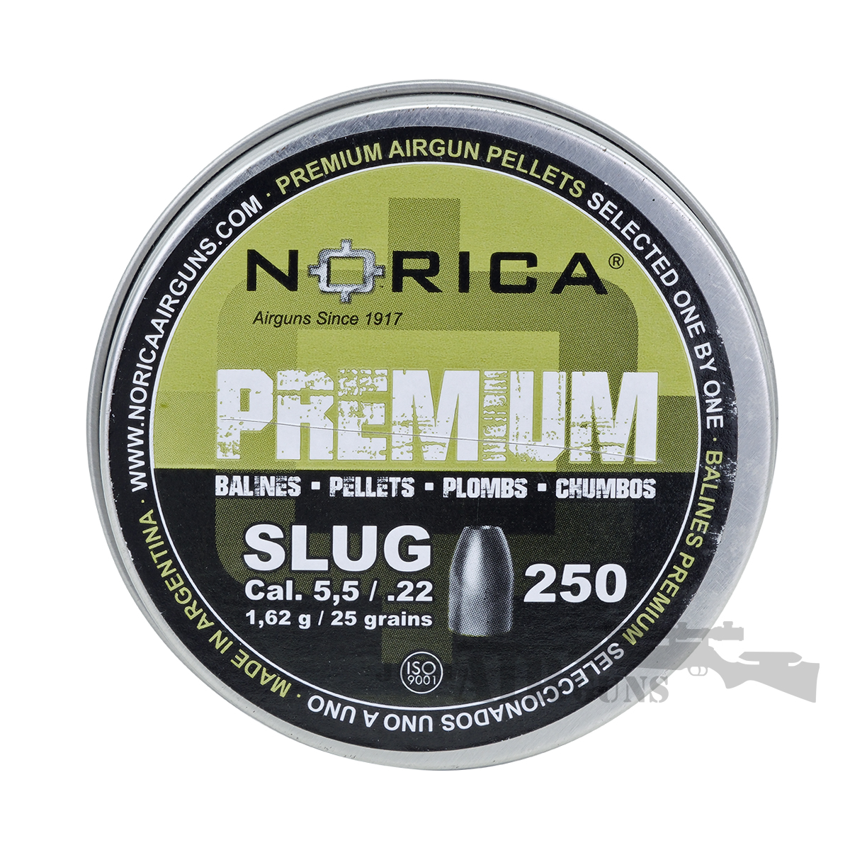 Premium Slug Airgun Pellets Norica 250 .22 - Just Air Guns