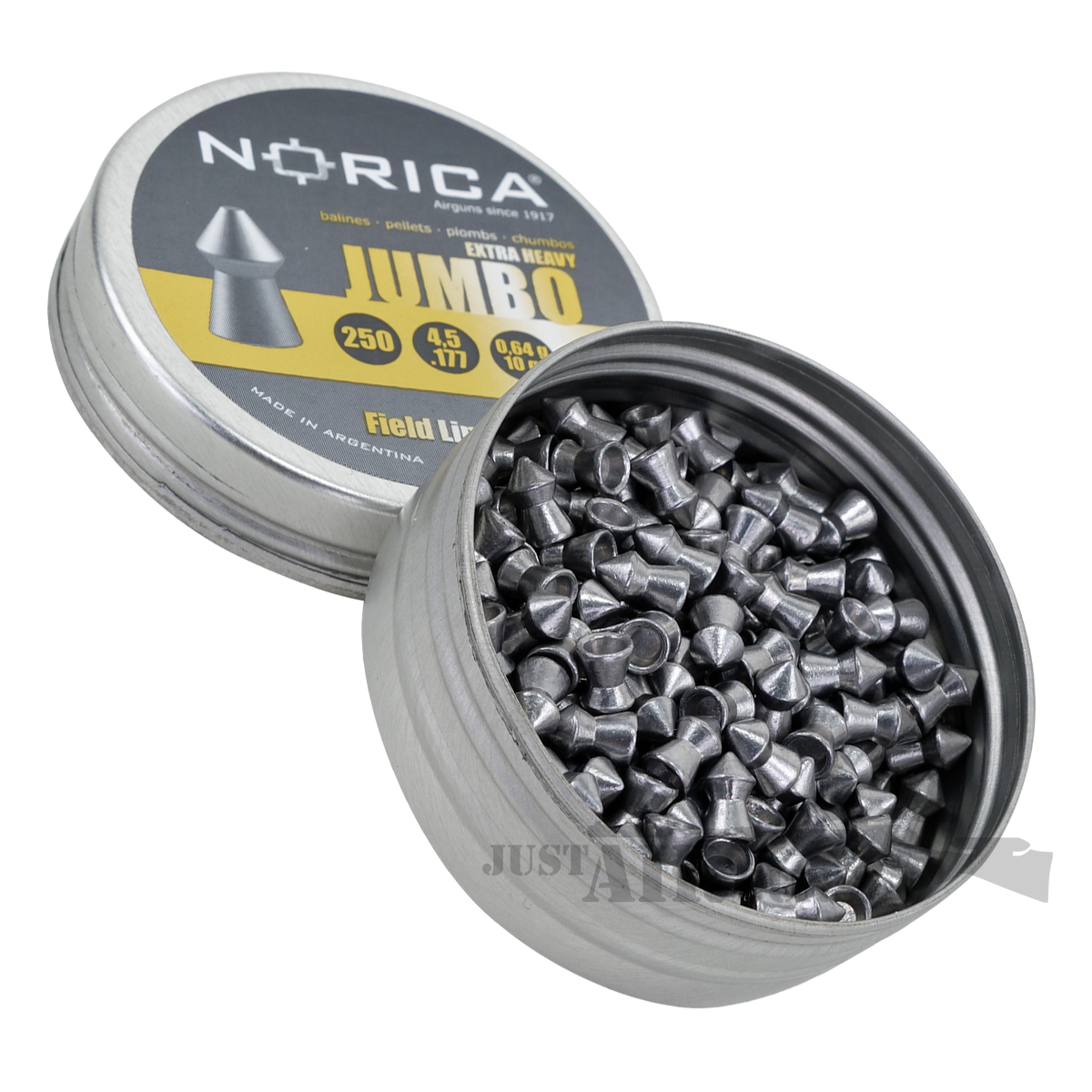 Field Line Jumbo Extra Heavy Airgun Pellets Norica 250 .177 - Just Air Guns