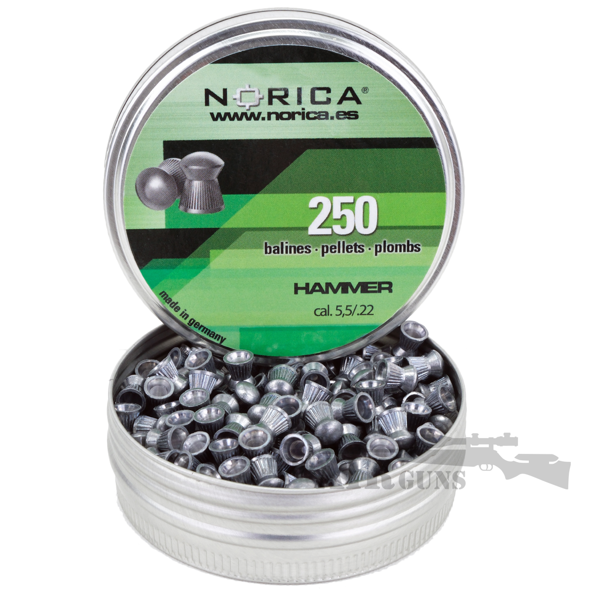 Plinking Hammer Airgun Pellets Norica 250 .22 - Just Air Guns
