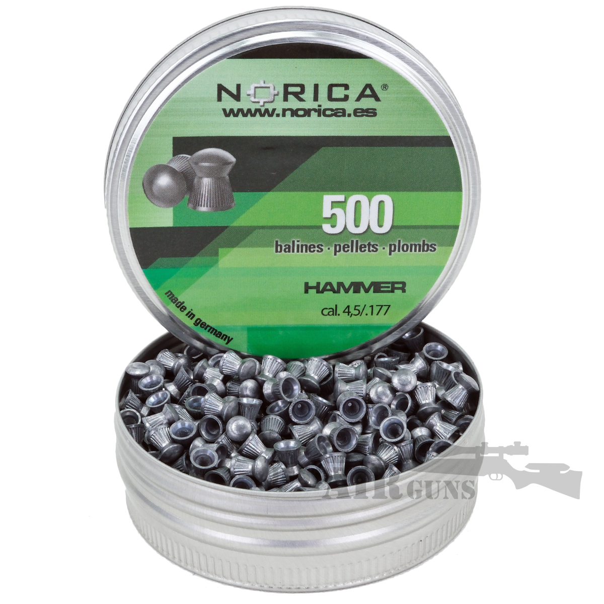 Plinking Hammer Airgun Pellets Norica 500 .177 - Just Air Guns
