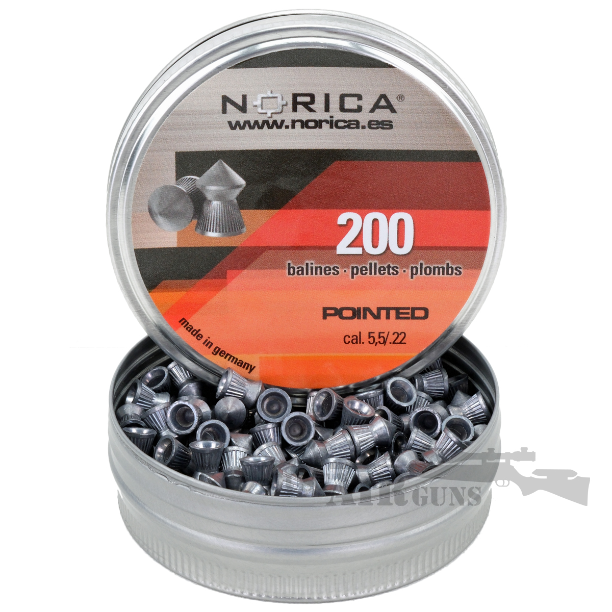 Plinking Pointed Airgun Pellets Norica 200 .22 - Just Air Guns