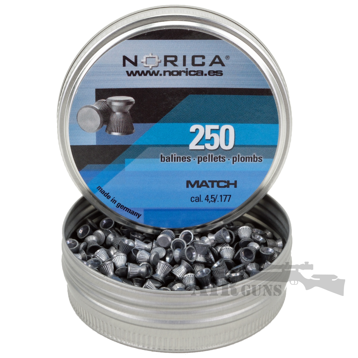 Premium Plinking Match Airgun Pellets Norica 250 .177 - Just Air Guns