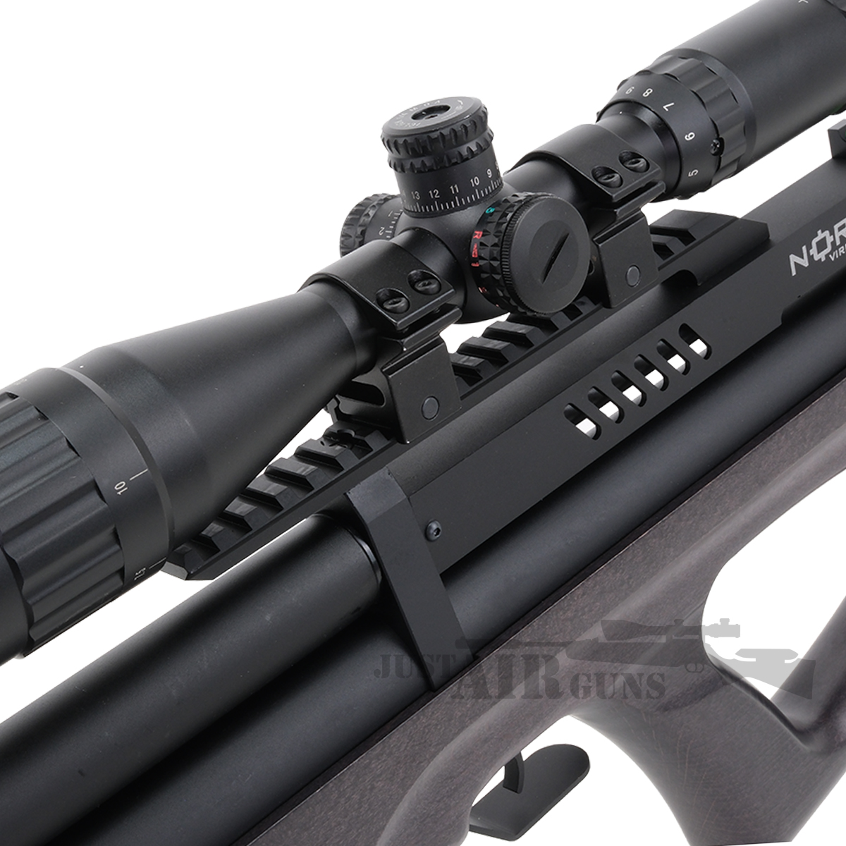 Viriatus BP HT Black Wood PCP Air Rifle Norica .22 - Just Air Guns