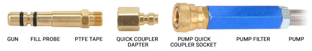 How to Install an Air Gun Fill Probe onto a PCP Hand Pump - Just Air Guns