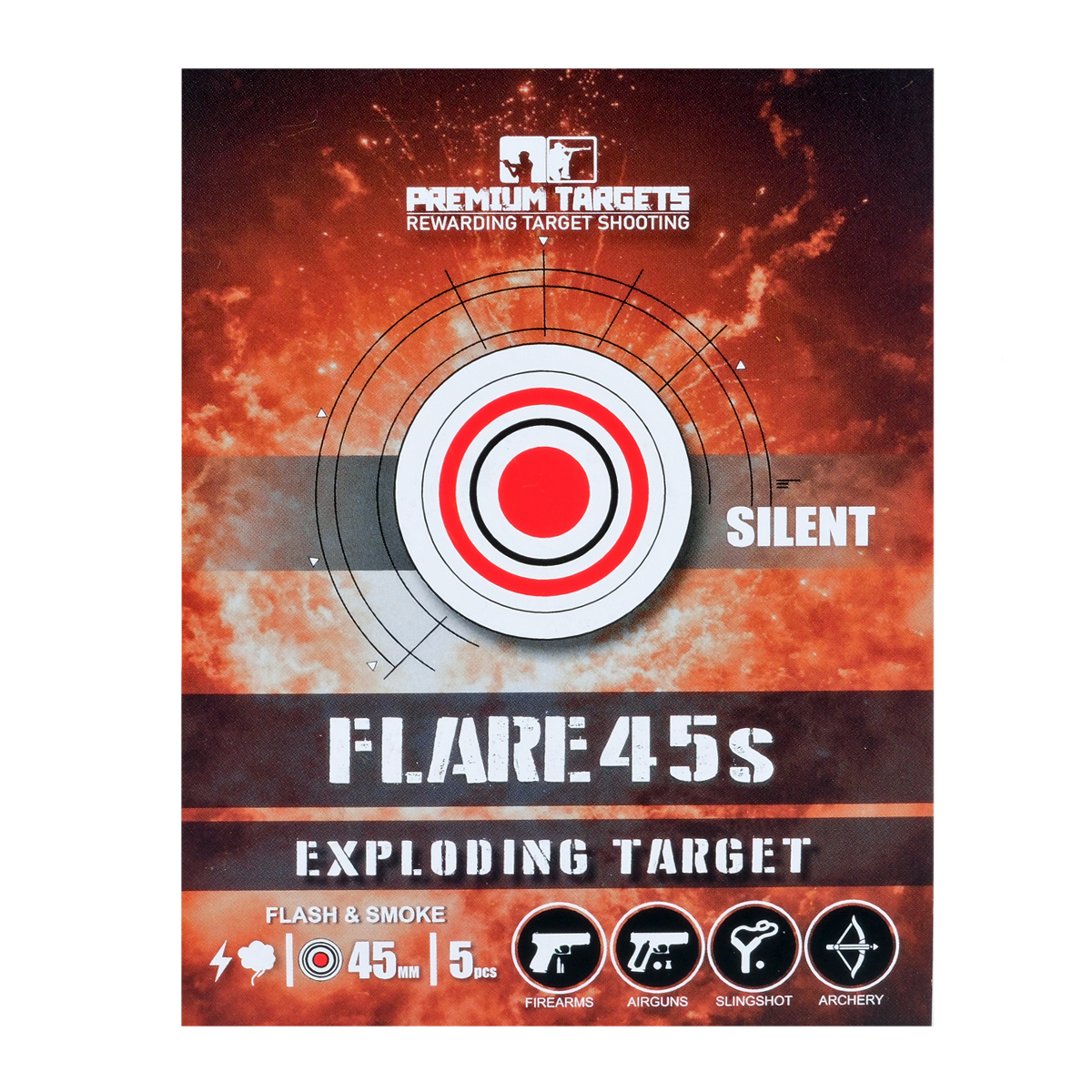 Flare 45S Flash And Smoke Reactive Targets Silent