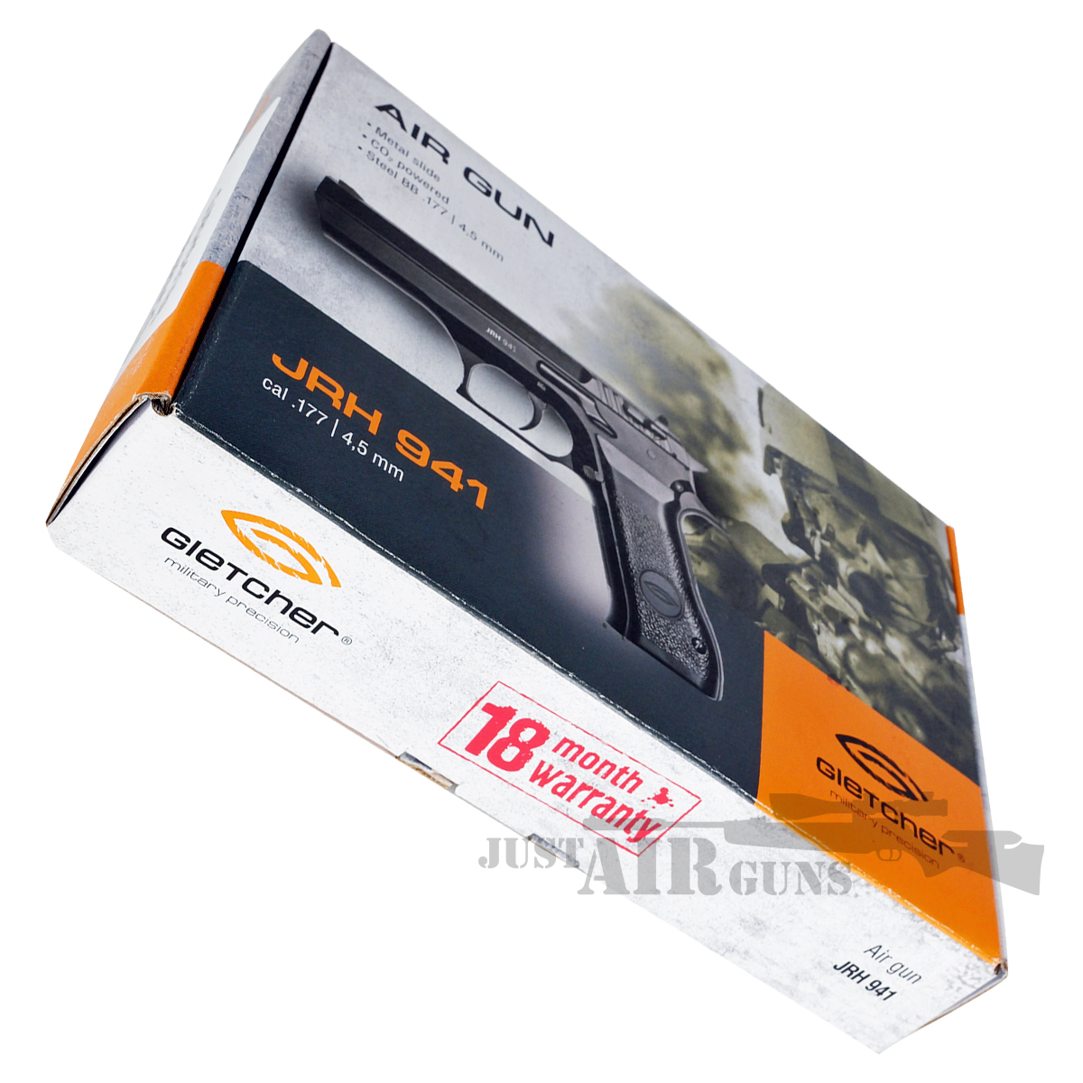 Gletcher JRH 941 BB Co2 Air Pistol - Just Air Guns