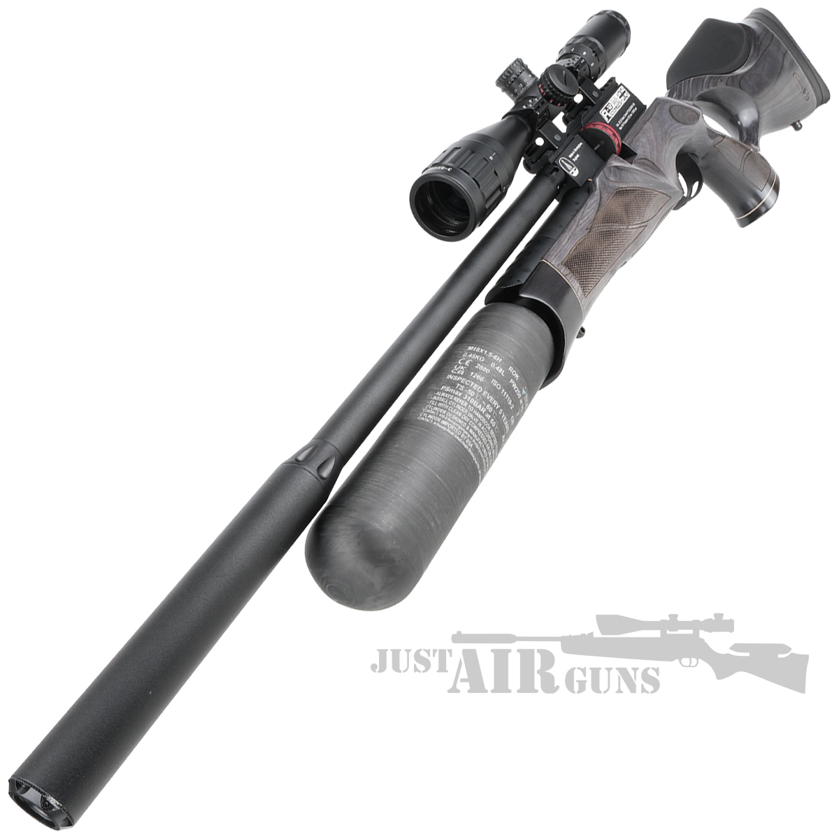 BSA R12 CLX Pro Carbon Black Pepper Stock Air Rifle .177 - Just Air Guns