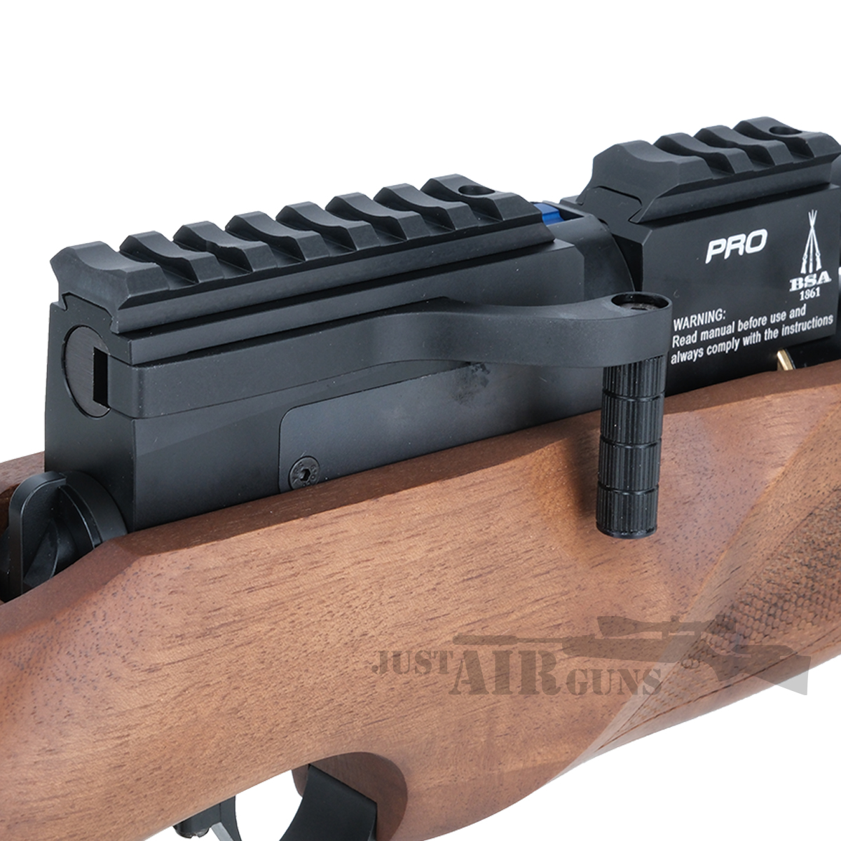 BSA R12 CLX Pro Carbon Walnut Stock Air Rifle .22 - Just Air Guns