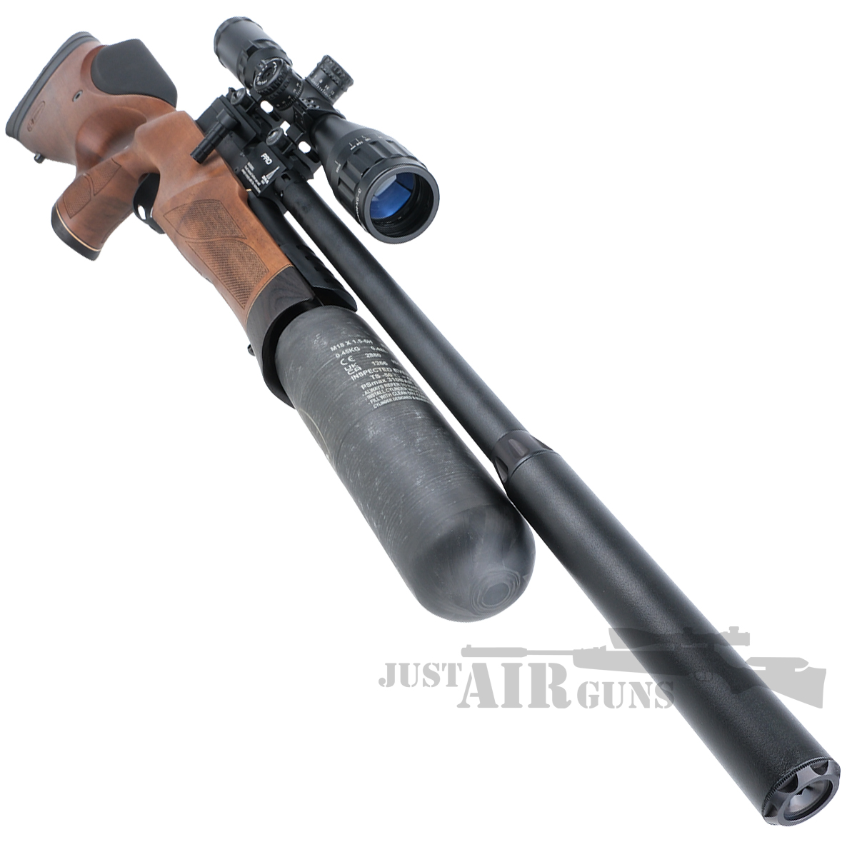 BSA R12 CLX Pro Carbon Walnut Stock Air Rifle .22 - Just Air Guns