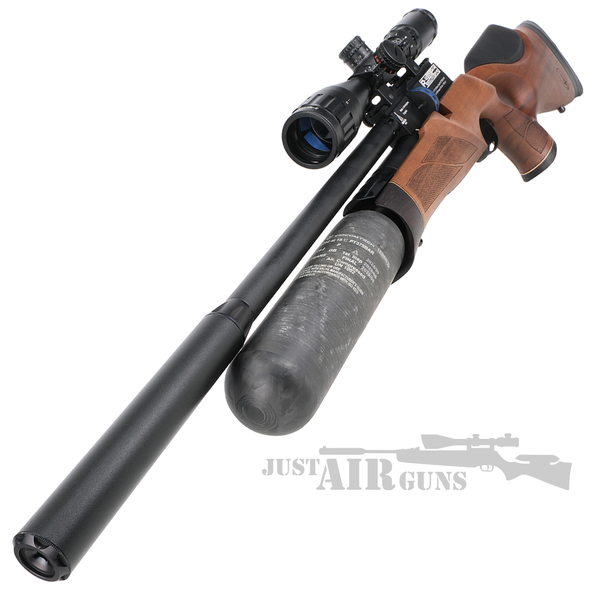 BSA R12 CLX Pro Carbon Walnut Stock Air Rifle .22 - Just Air Guns