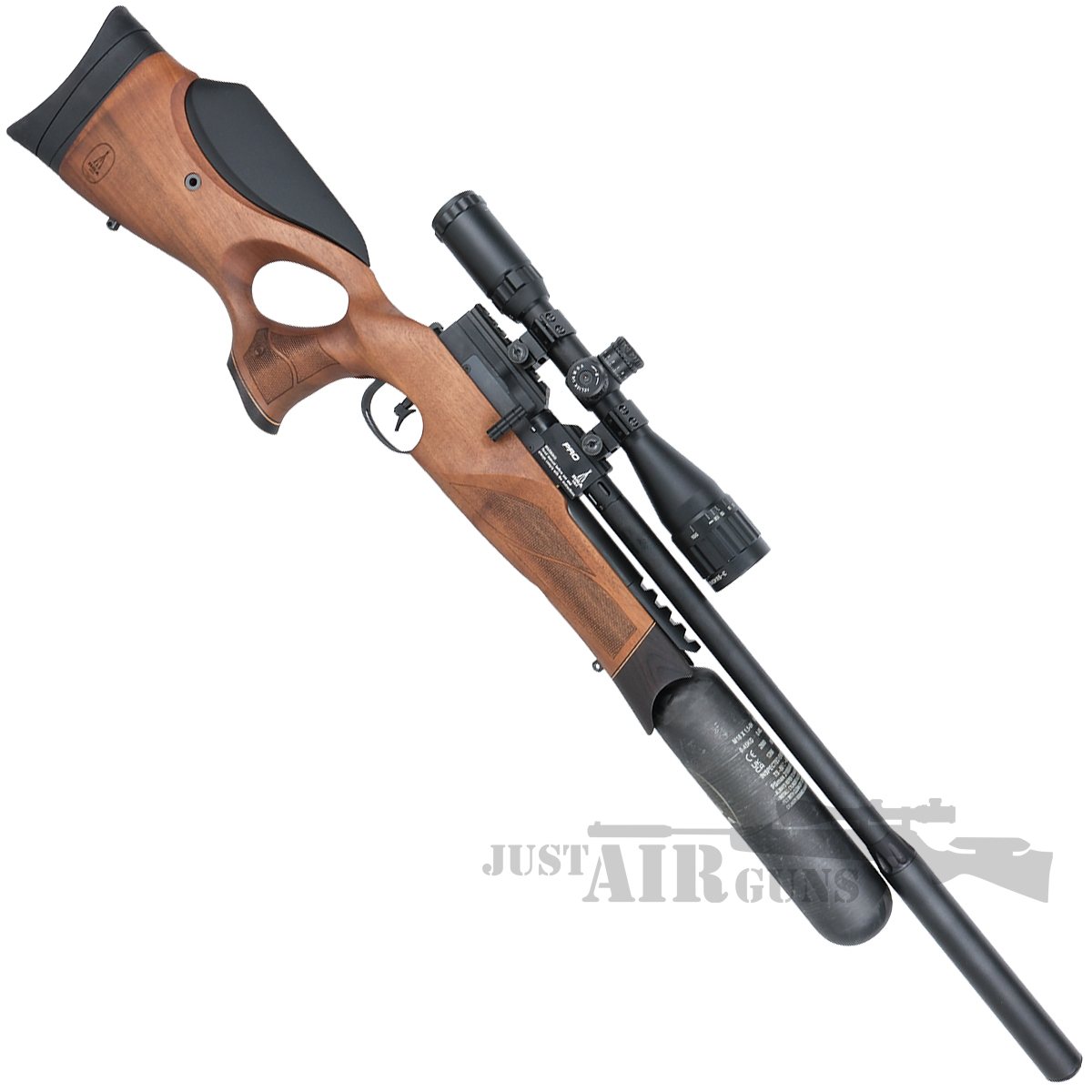 BSA R12 CLX Pro Carbon Walnut Stock Air Rifle .22 - Just Air Guns