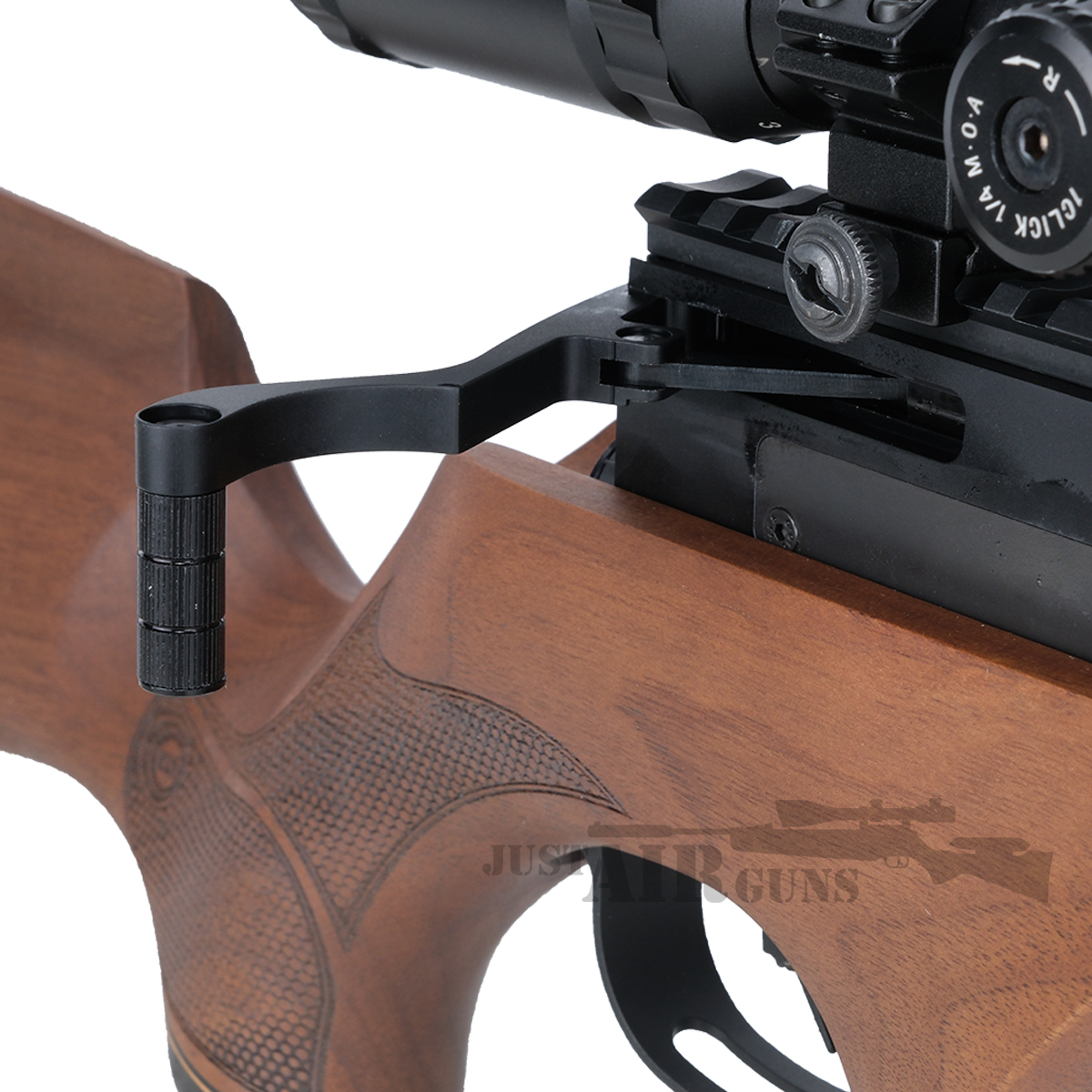 BSA R12 SLX Carbon SC Walnut Stock Air Rifle .177 - Just Air Guns