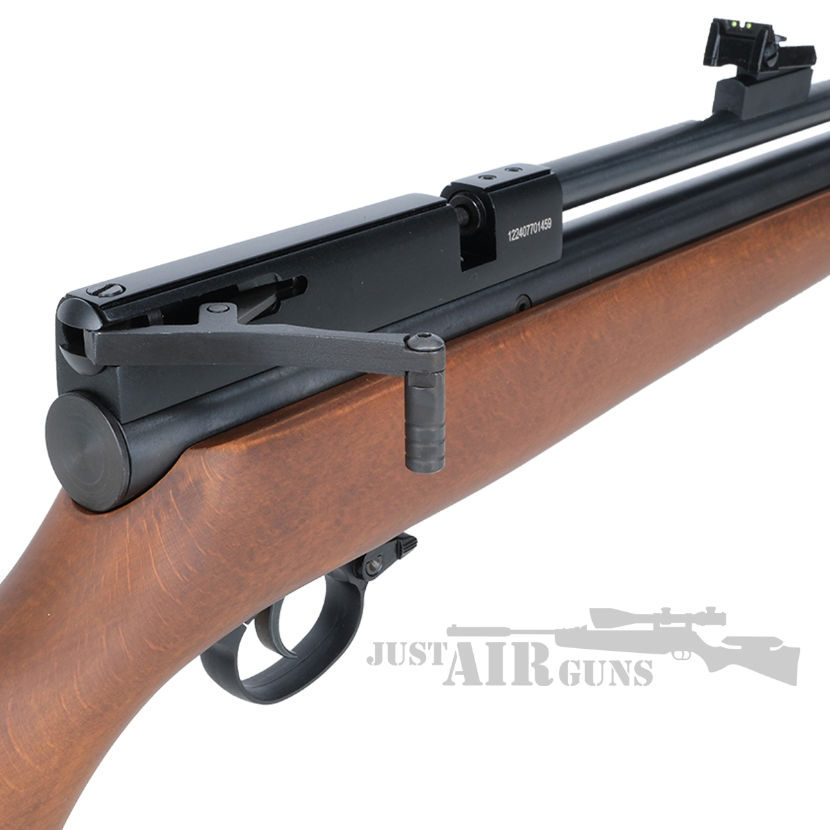 Beeman Chief II Plus Wood Stock Air Rifle .22 with Side Lever