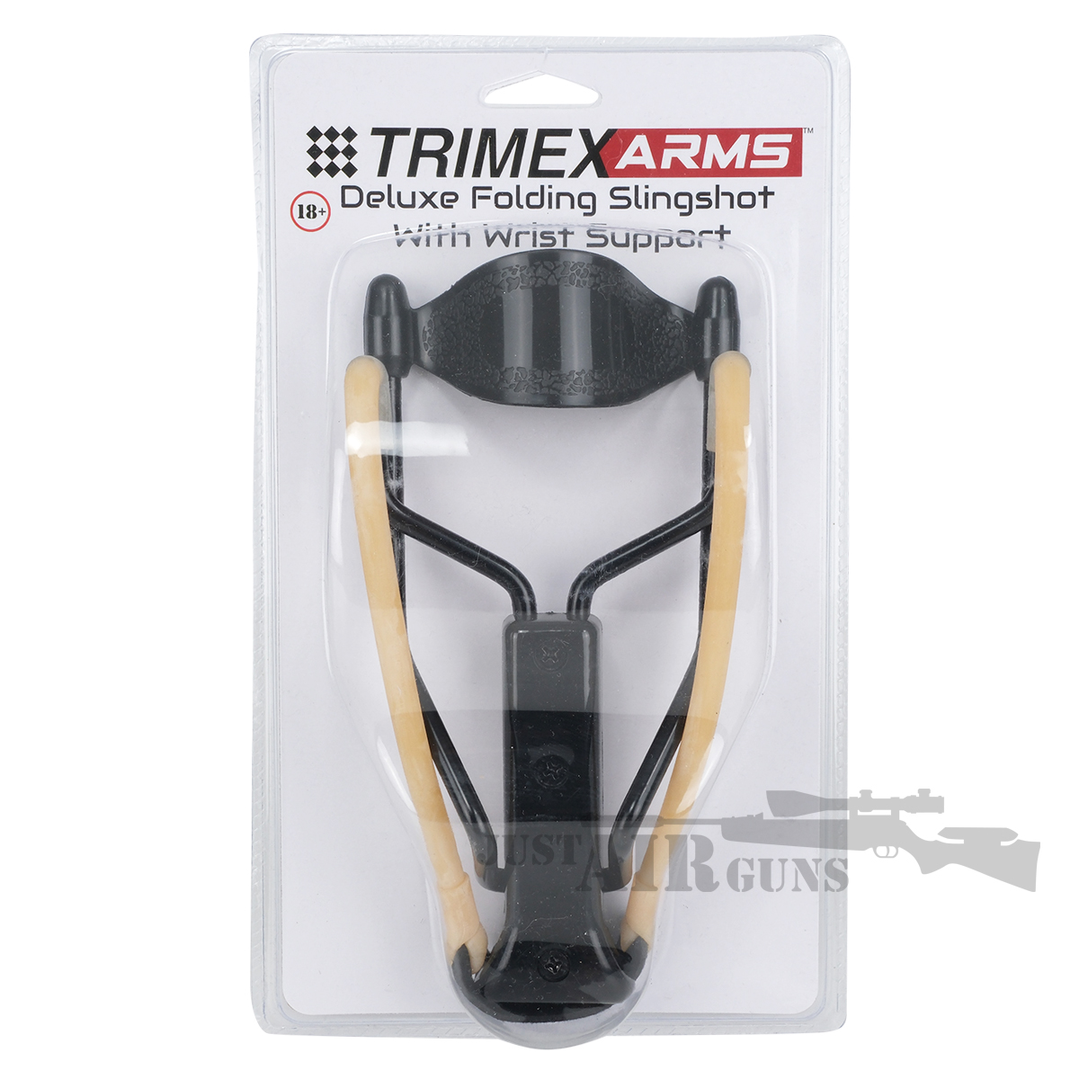 Trimex Arms Deluxe Folding Slingshot With Wrist Support - Just Air Guns