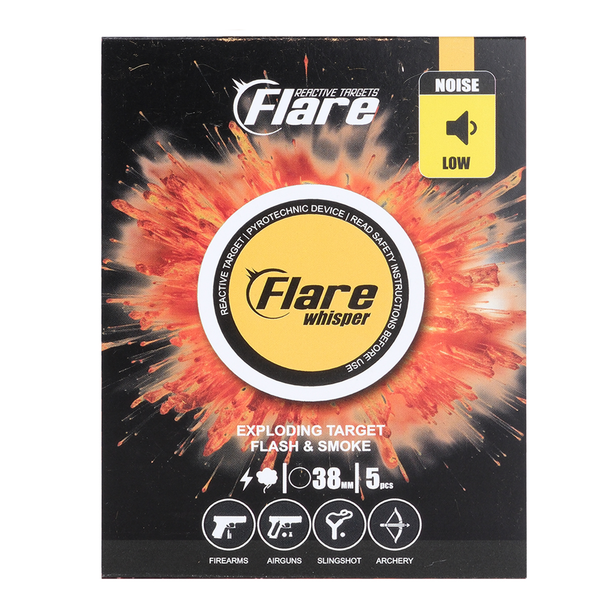 Premium Targets Flare Whisper Exploding Targets