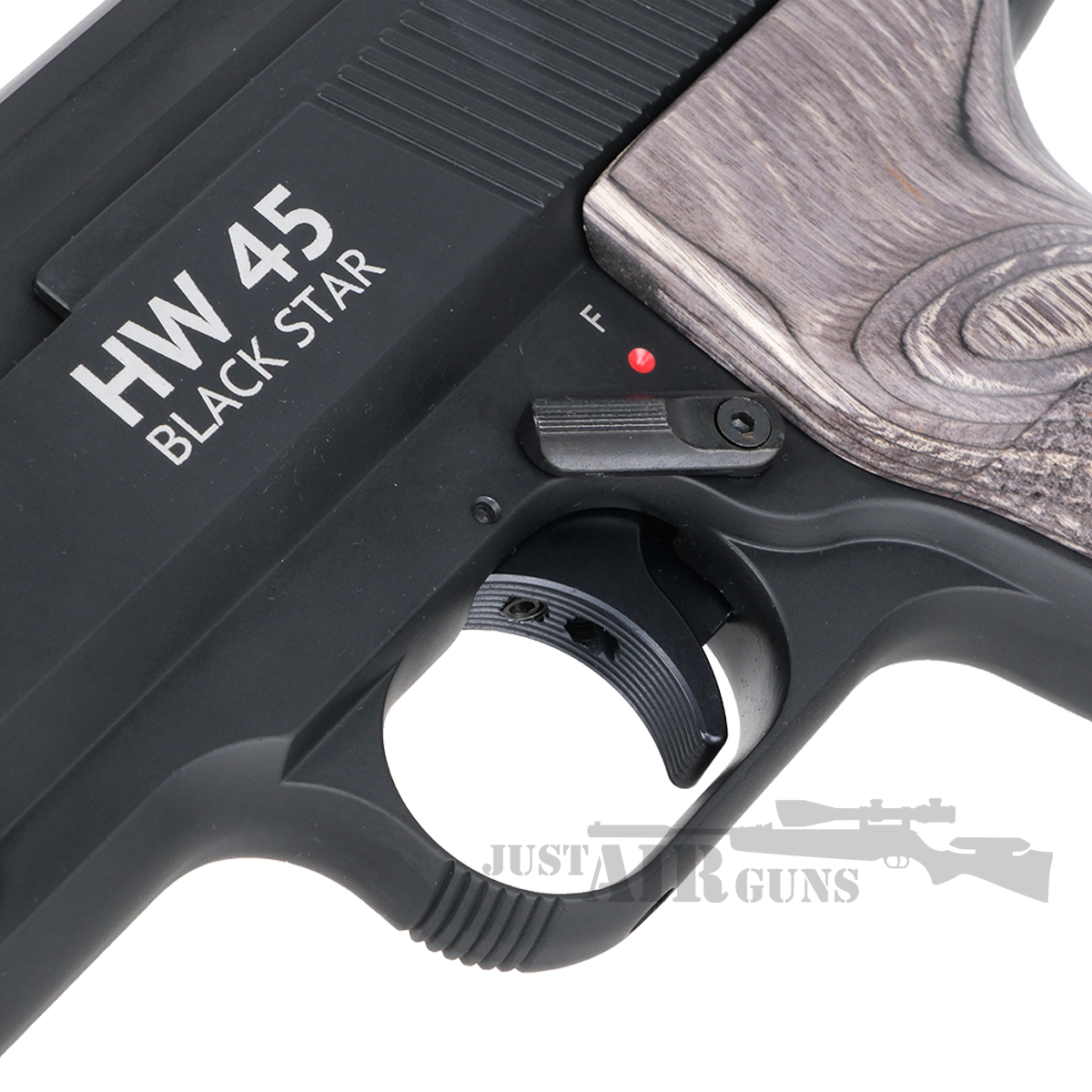 Weihrauch HW45 Black Star Spring Air Pistol .22 - Just Air Guns