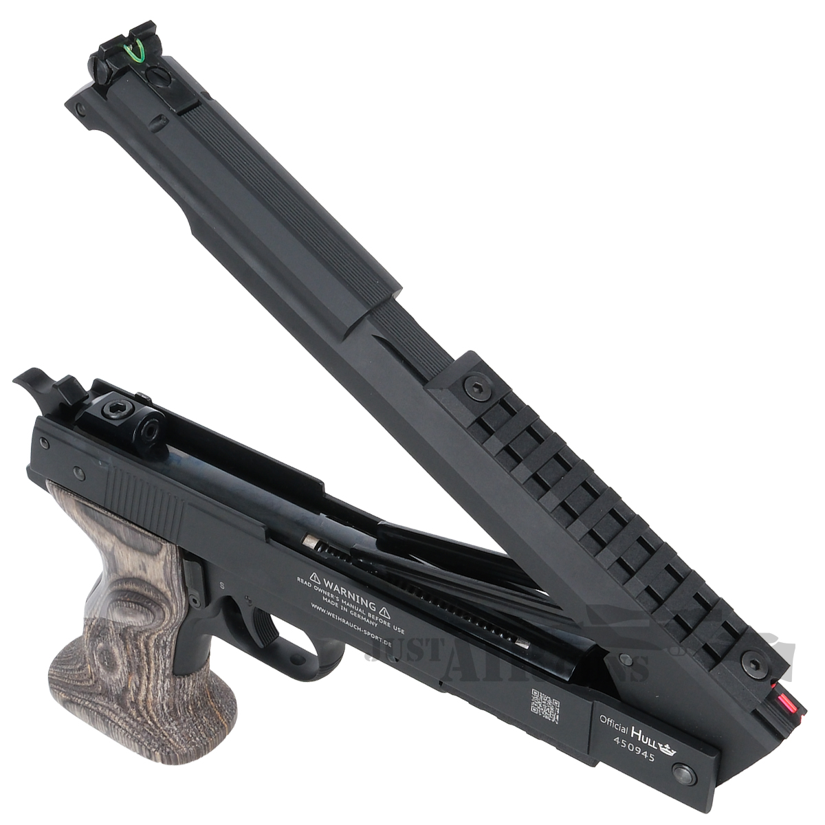 Weihrauch HW45 Black Star Spring Air Pistol .22 - Just Air Guns