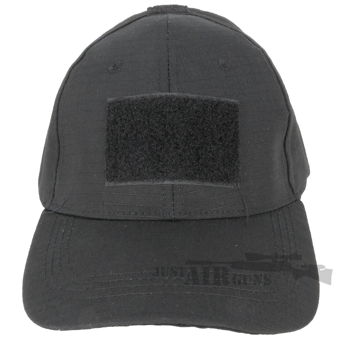 TX Military Baseball Cap – Black, Adjustable with Velcro Patches