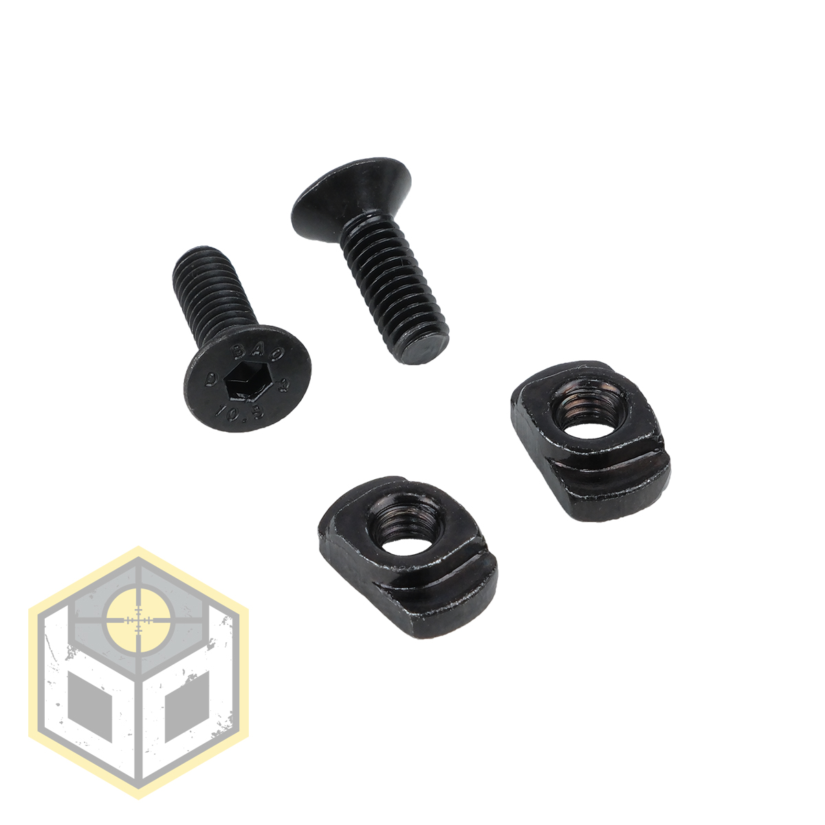 Hex Socket Flat Head M-Lock Style Picatinny Rail Fixings Set 7