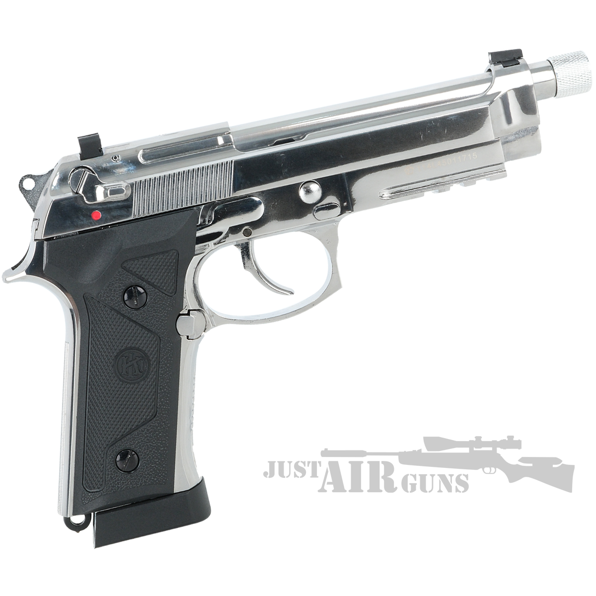 KL92 A3 Co2 Blowback Air Pistol Full Metal Silver - Just Air Guns