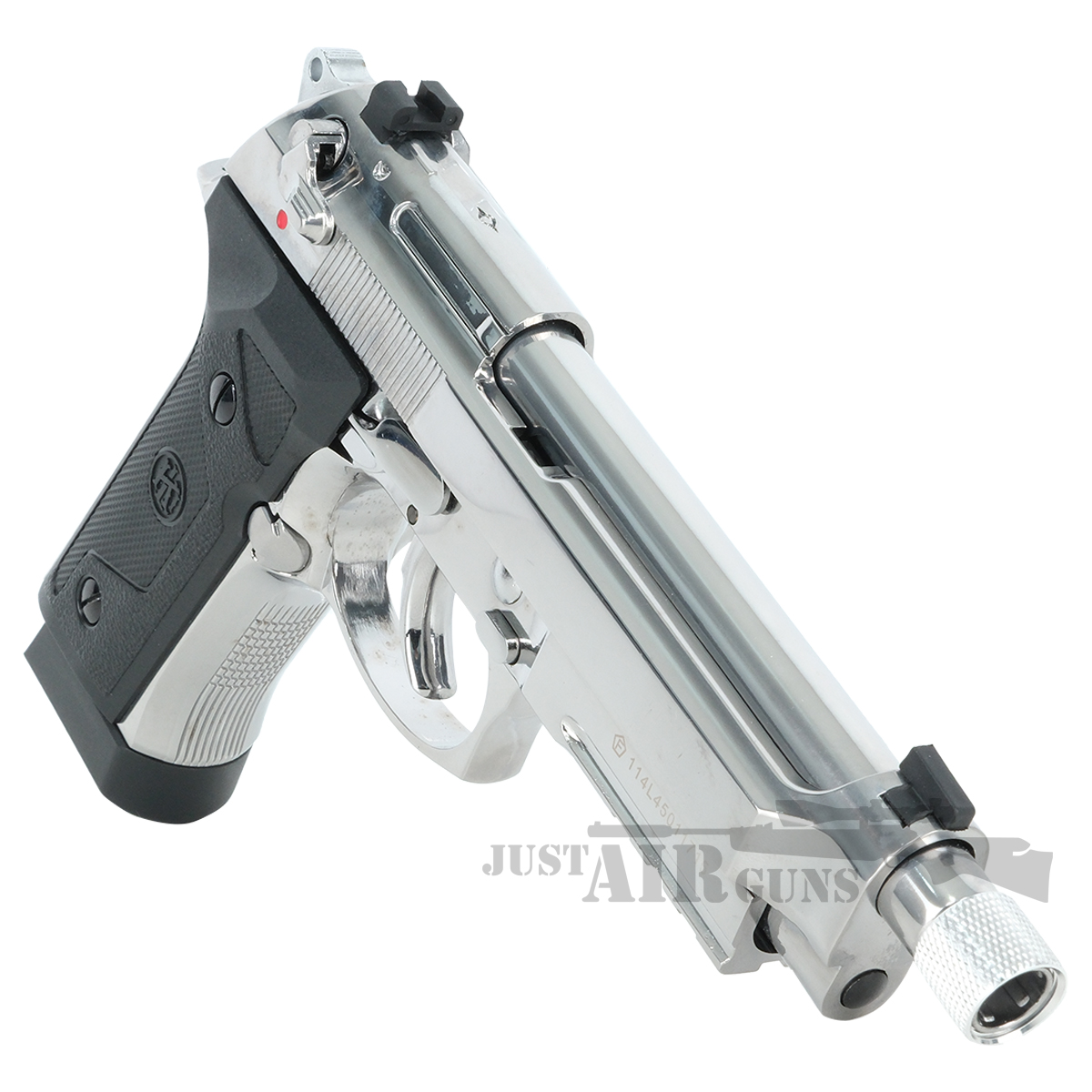 KL92 A3 Co2 Blowback Air Pistol Full Metal Silver - Just Air Guns