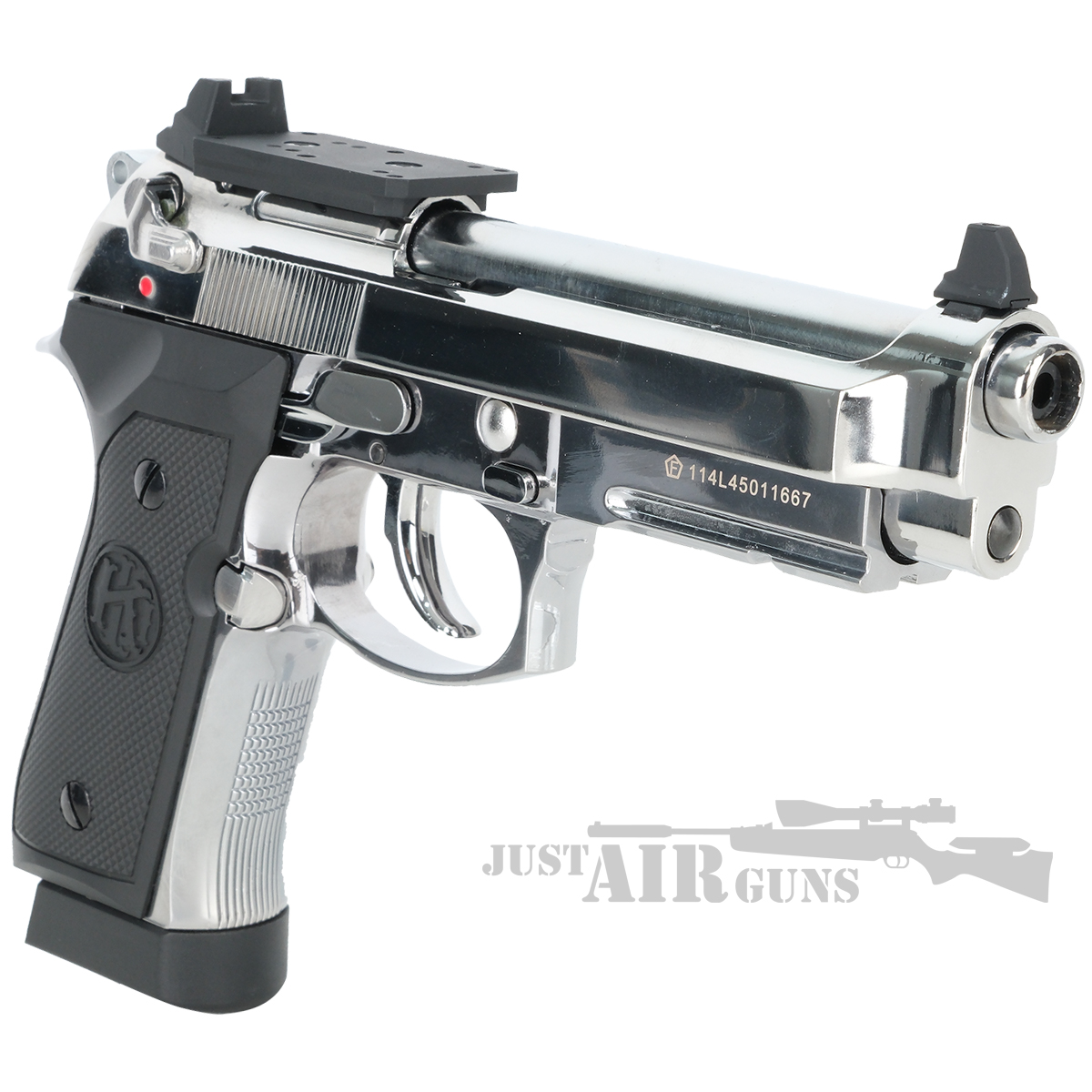 KL92 A1 Optic Ready Co2 Blowback Air Pistol Silver - Just Air Guns