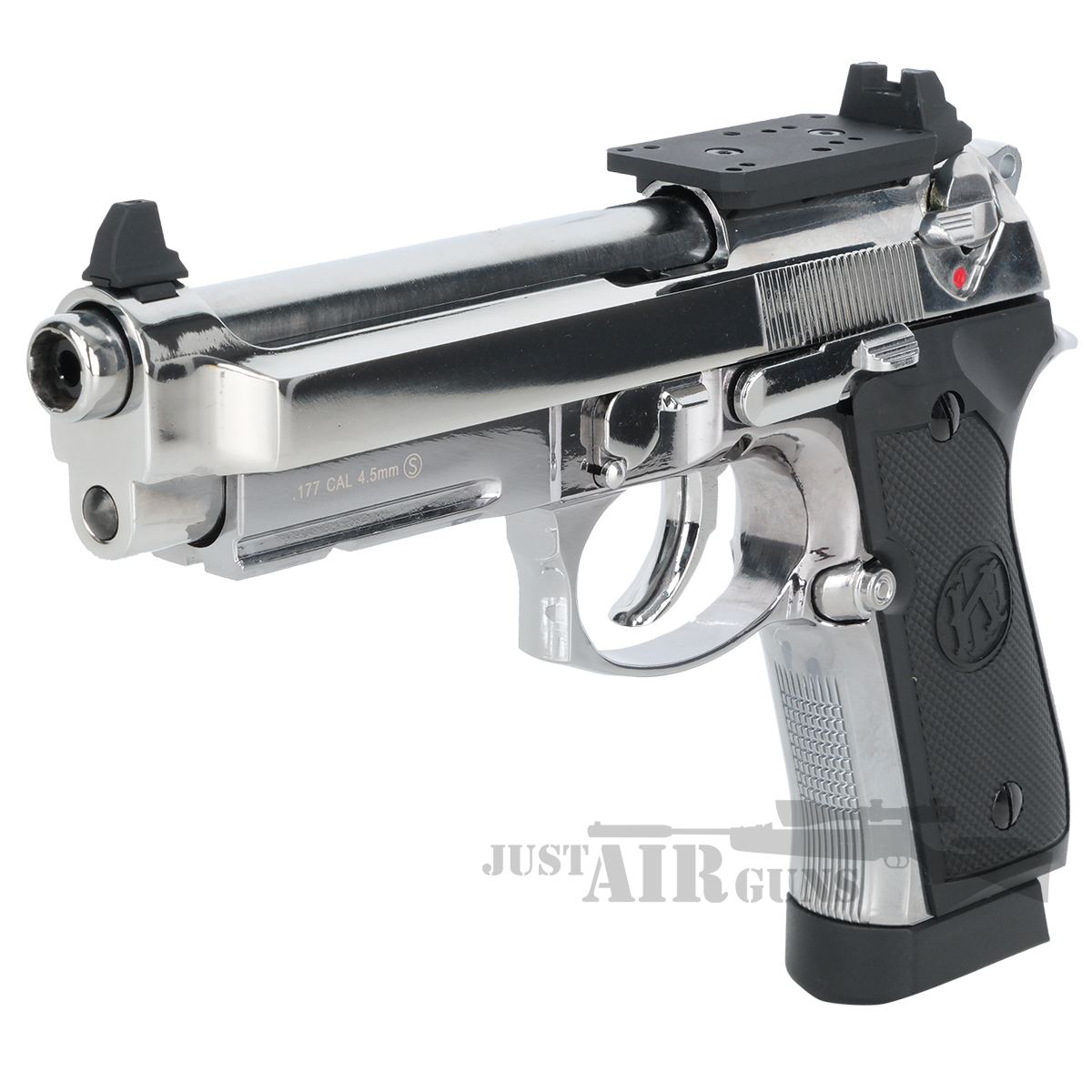 KL92 A1 Optic Ready Co2 Blowback Air Pistol Silver - Just Air Guns