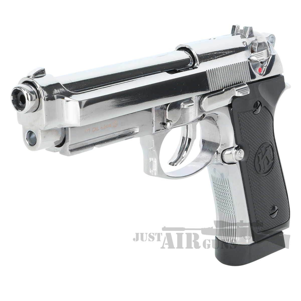 KL92 A1 Co2 Blowback Air Pistol Silver - Just Air Guns