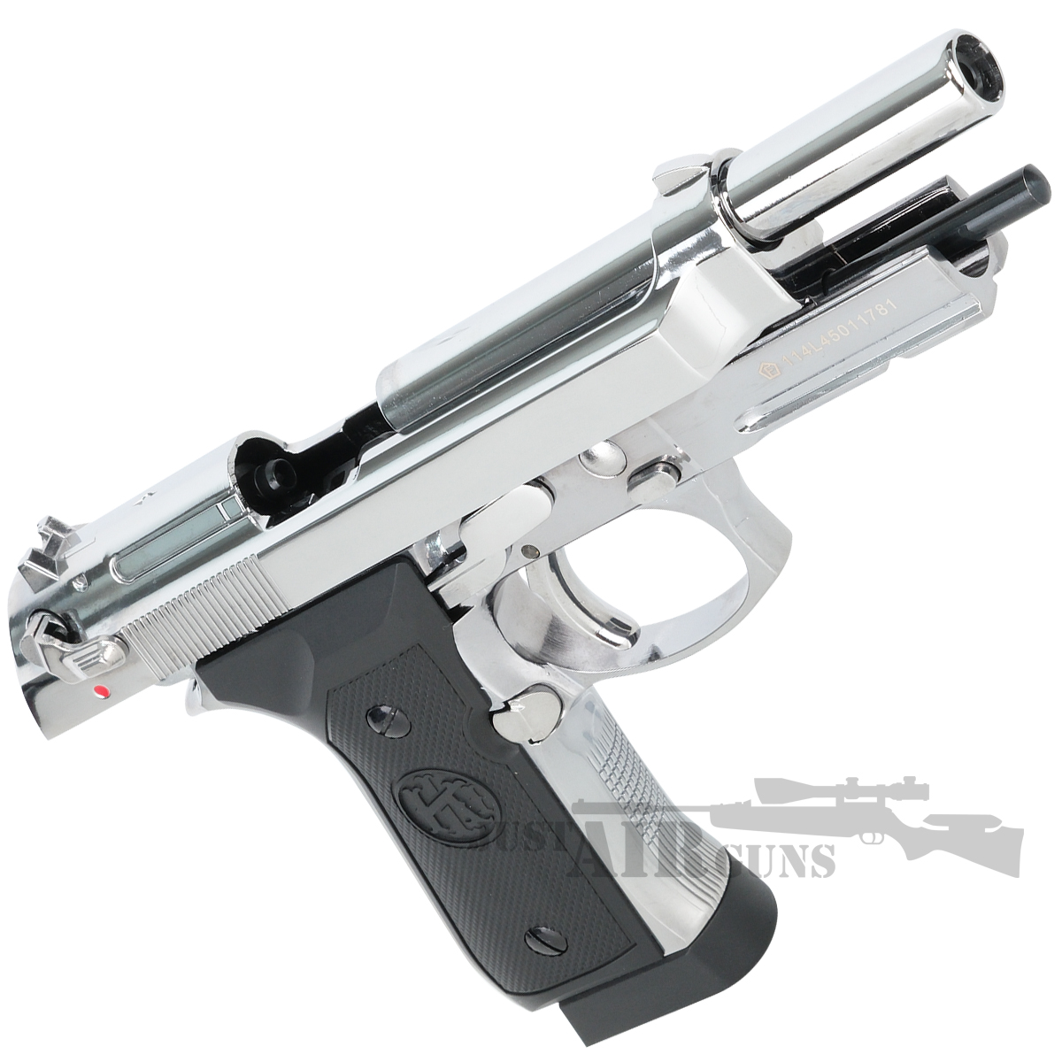 KL92 A1 Co2 Blowback Air Pistol Silver - Just Air Guns