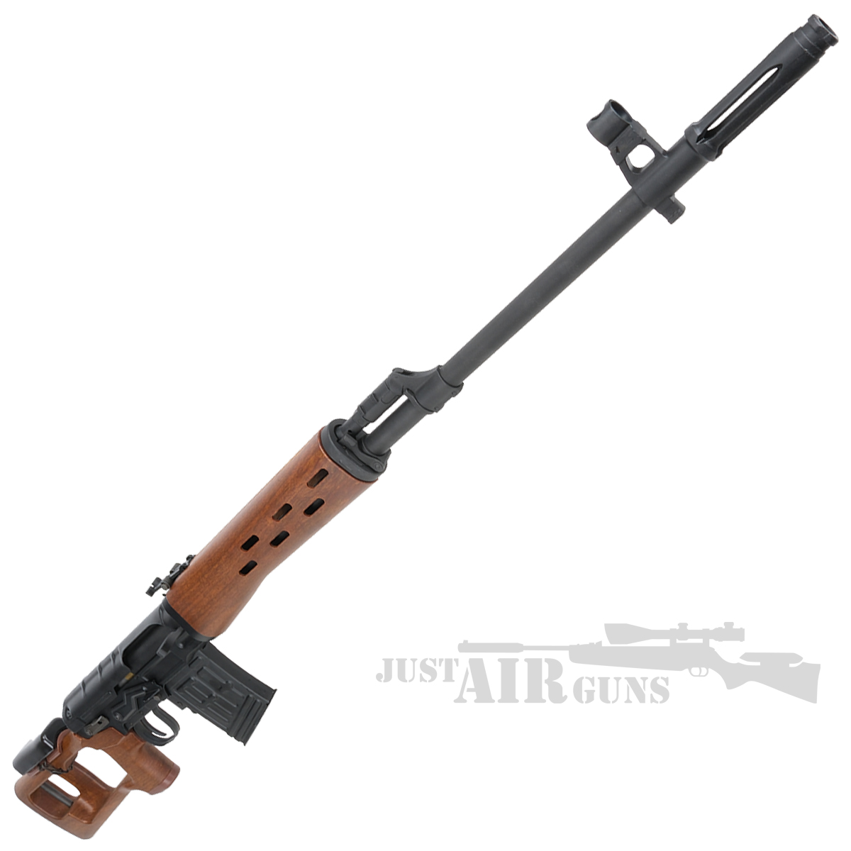 King Arms Kalashnikov Sniper Rifle 4.5mm CO2 Air Rifle - Just Air Guns